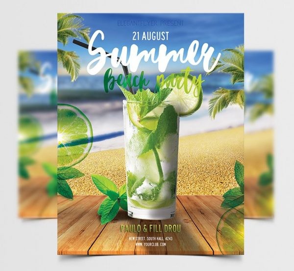 26+ Free Beach and Sea Flyer PSD Templates + Premium Version | by ...