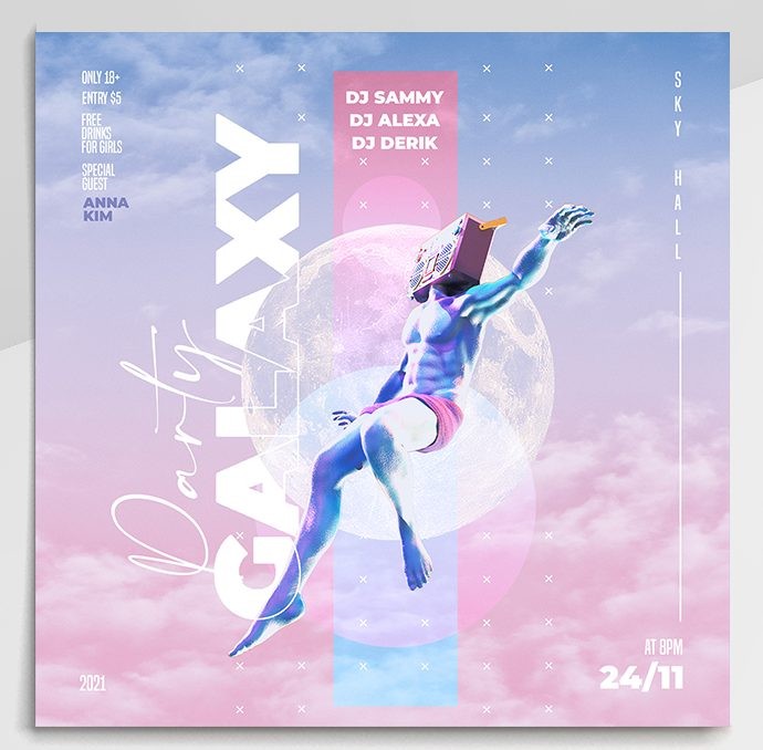 50+ Party Instagram Templates | by ElegantFlyer