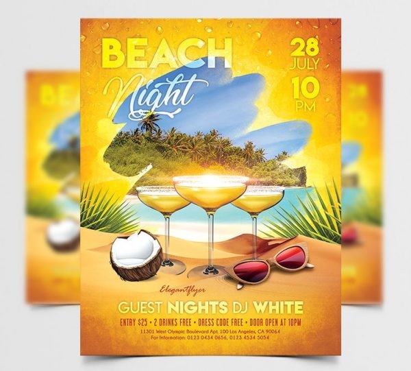 26+ Free Beach and Sea Flyer PSD Templates + Premium Version | by ...