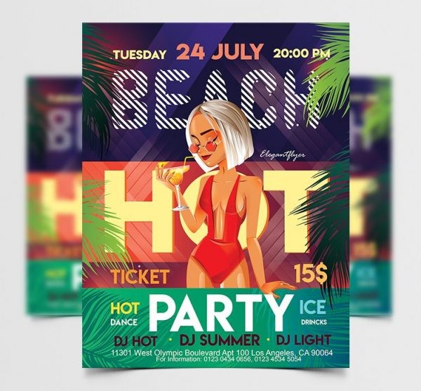 26+ Free Beach and Sea Flyer PSD Templates + Premium Version | by ...