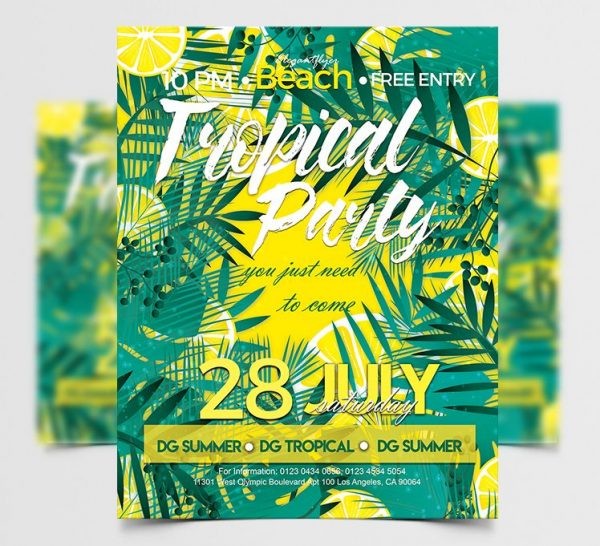 26+ Free Beach and Sea Flyer PSD Templates + Premium Version | by ...