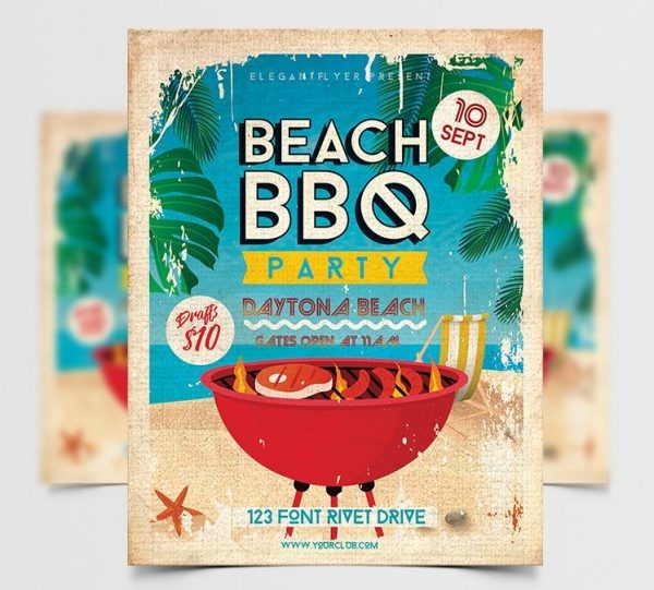 26+ Free Beach and Sea Flyer PSD Templates + Premium Version | by ...