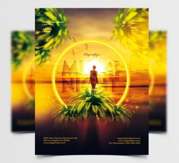 26+ Free Beach and Sea Flyer PSD Templates + Premium Version | by ...