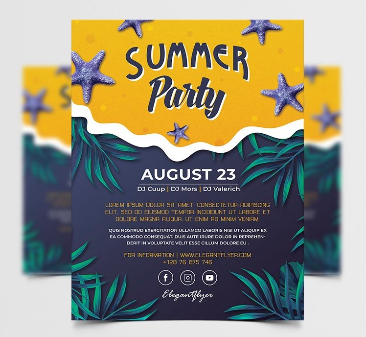 50+ Free Party Flyer Templates in PSD + Premium Version! | by ElegantFlyer