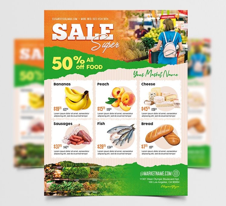 45+ Free Sales Flyer Templates in PSD + Premium Version! | by ElegantFlyer