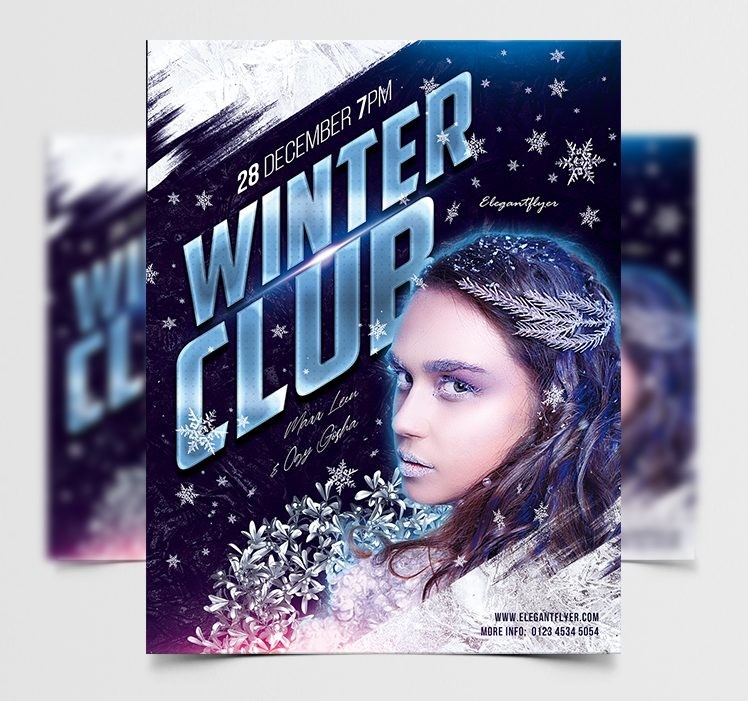 Best Free Winter Party Flyer Templates in PSD + Premium Version | by ...