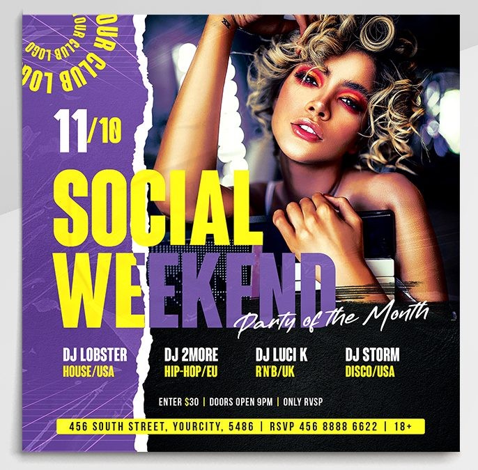 50+ Party Instagram Templates | by ElegantFlyer
