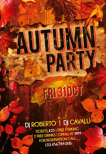 Fall Party Flyer 1000+ Free Fall Festival Flyer Templates (PSD) By