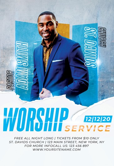 Black Church Flyer Template Free Church Flyer Templates