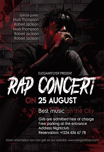 Concert Poster Template Free