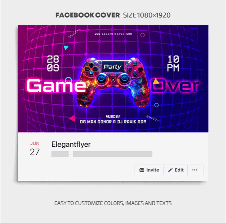 Purple Modern Game Over Premium Instagram Stories Template Animated ...