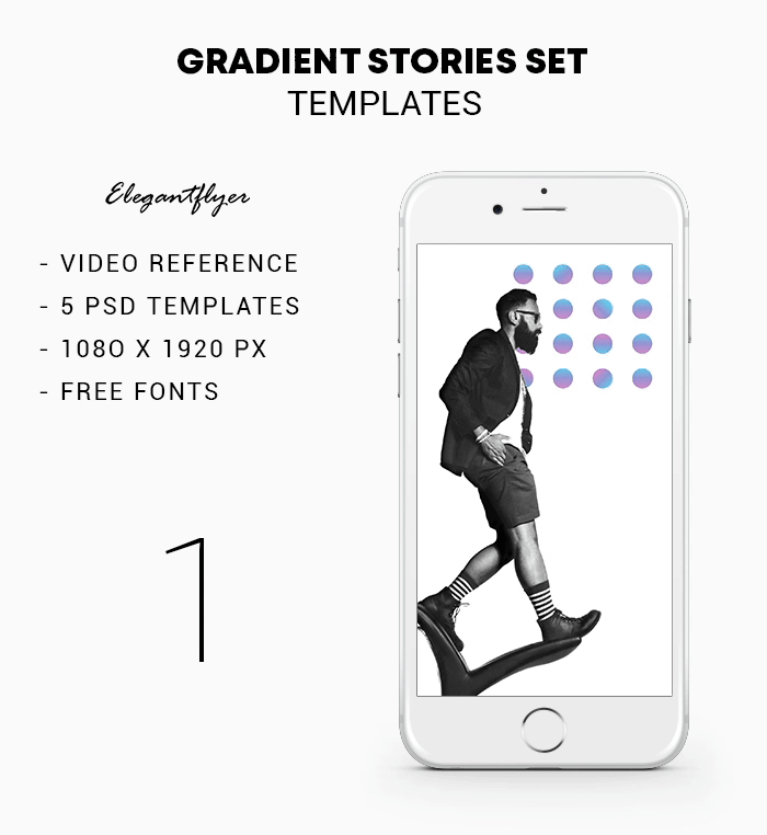 Gradient Stories Set - 10023157 | by ElegantFlyer