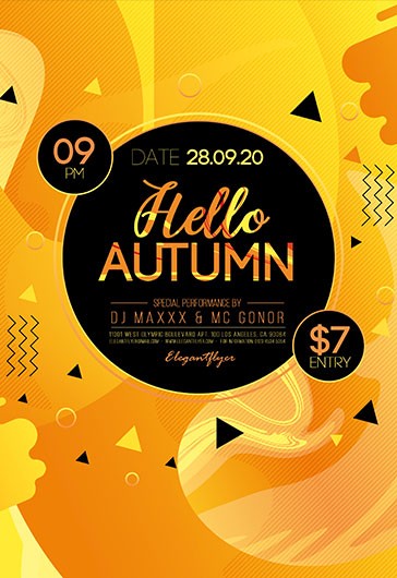 Welcome Fall Flyer Theme Best Fall Festival Flyer Templates (Flyer