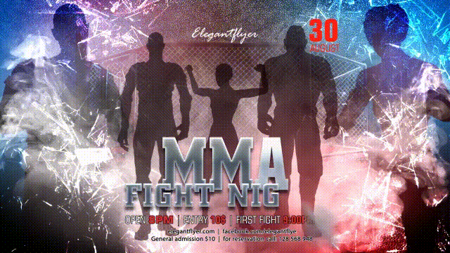 MMA Fight After Effects Template - 10033131 | by ElegantFlyer