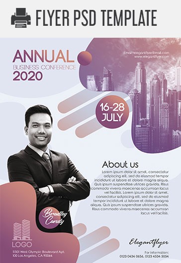 Flyers de conférence gratuits | elegantflyer.com