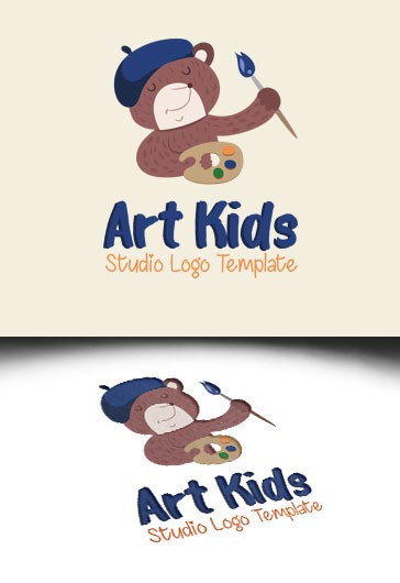 Art Kids Studio – Premium Logo Template - 10021155 | by ElegantFlyer
