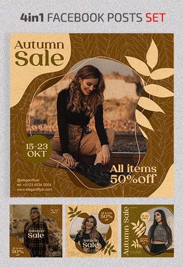 Free Facebook Post PSD Templates for - by ElegantFlyer