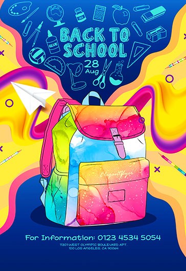Free Back to School Flyers | elegantflyer.com