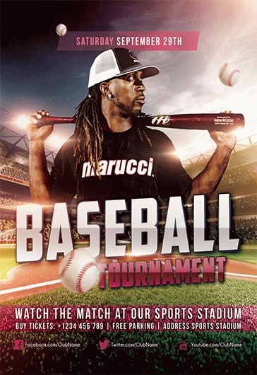 Flyer for Baseball Theme - 10018429 | by ElegantFlyer