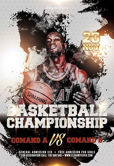 Free Basketball Flyers | elegantflyer.com