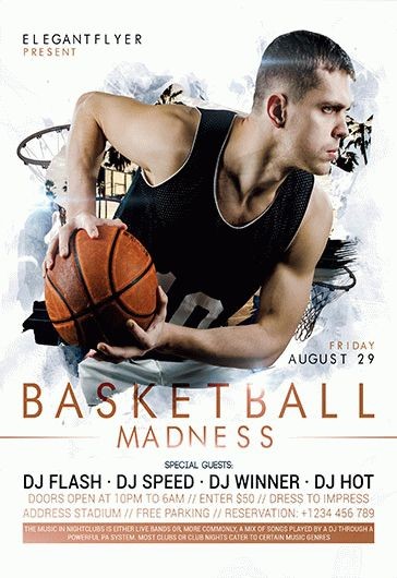 Free Basketball Flyers | elegantflyer.com