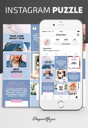1000+ Fabulous Instagram Grid PSD Templates Available for Free