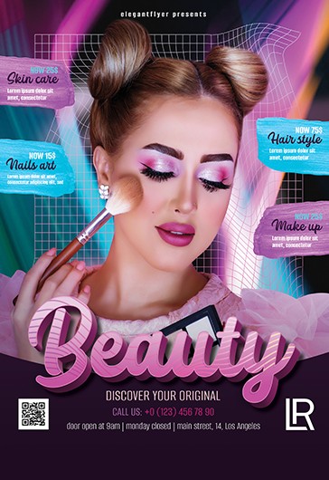 Free Beauty Salon Flyers | elegantflyer.com