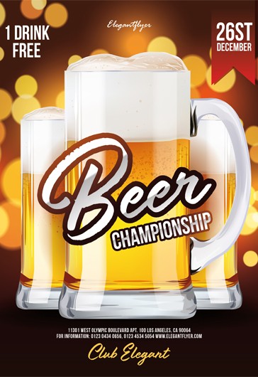 Beer Olympics Flyer