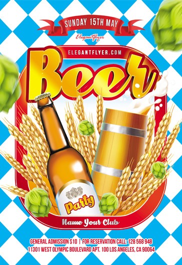 Free Beer Flyers | elegantflyer.com