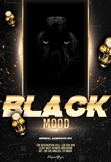 1000+ Free Black Flyer Templates (PSD) - by Elegantflyer