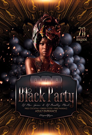 1000+ Free Black Flyer Templates (PSD) - by Elegantflyer