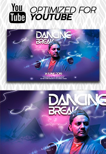 Break Dancing – Free Youtube Channel banner PSD Template - 10023028 ...