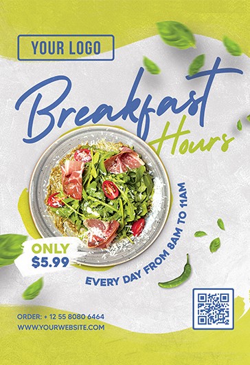 Free Food & Drink Flyers | elegantflyer.com