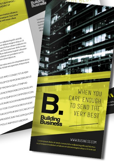 Black Professional Business Premium Brochure Template PSD | by Elegantflyer