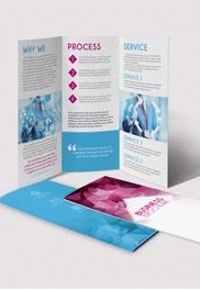 Plantillas gratuitas de folletos trípticos en PSD - por ElegantFlyer.