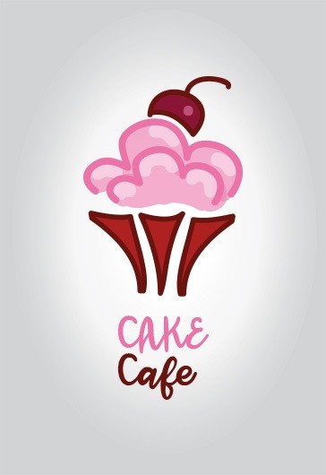 Cake cafe - Free Logo Template - 10019193 | by ElegantFlyer