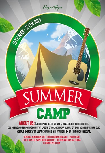 Free Camp Flyers | elegantflyer.com