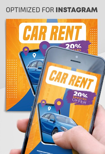Car Rent - Free Instagram Stories Template in PSD + Post Templates ...