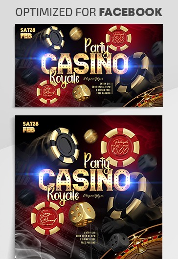 Black Exclusive Casino Facebook Premium Social Media Template PSD | by ...