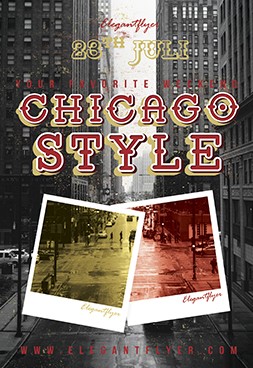 Chicago_Style - Free Flyer PSD Template - 10033190 | by ElegantFlyer