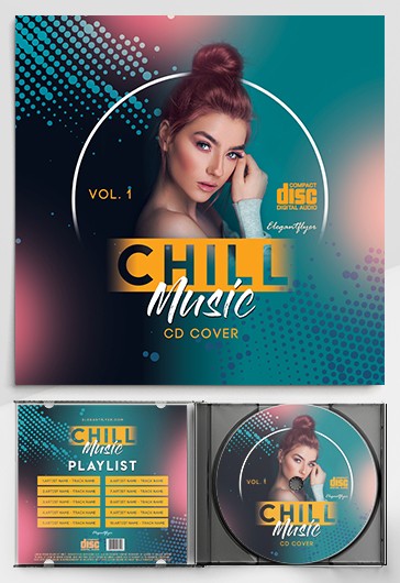 Free CD cover and Album Cover Templates (2025) | Elegantflyer