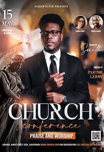 Free Church Conference Flyers | elegantflyer.com