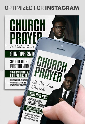 Church - Free Instagram Stories Template in PSD + Post Template ...