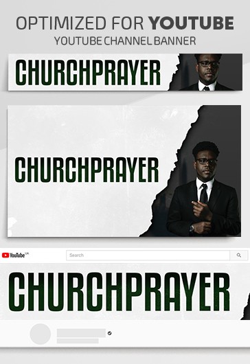 Church - Free Youtube Channel banner PSD Template - 10029781 | by ...