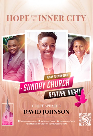 Free Church Flyers for Events & Services Templates (2025) | Elegantflyer
