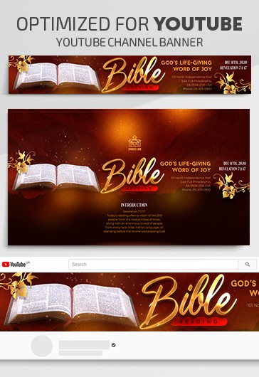 1000+ modèles originaux de bannières de chaînes YouTube PSD gratuits.