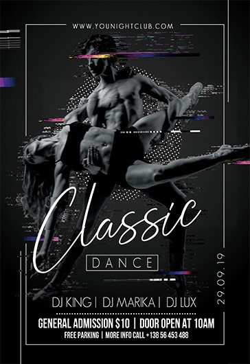 Free Dance Flyers | elegantflyer.com
