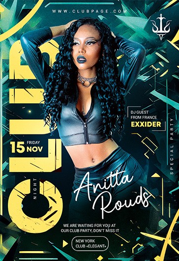 Free Club Flyer Templates (2025 Collection) | Elegantflyer