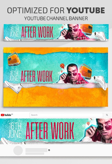 1000+ Original YouTube Channel Banner Templates PSD for Free