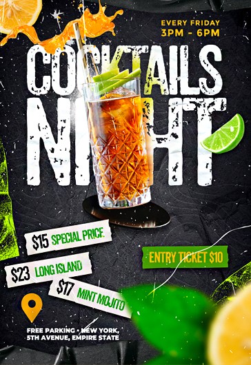 Volantes de Comida y Bebida Gratis | elegantflyer.com